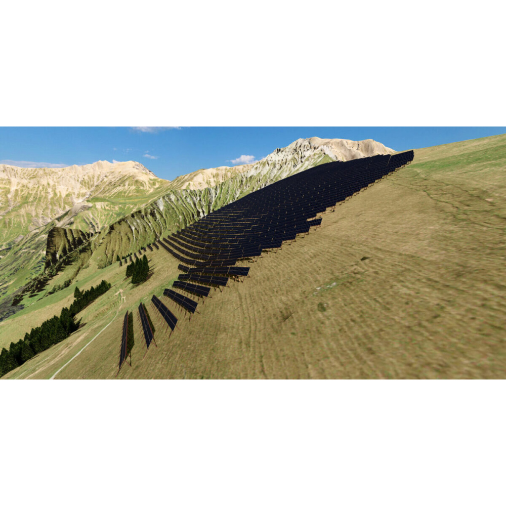 Swiss utility plans 70 MW of Alpine solar - Setpile