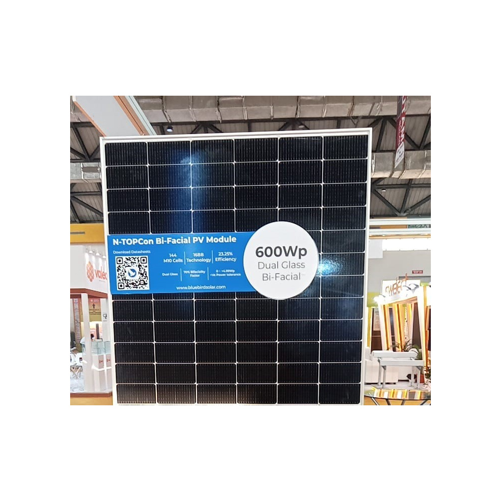 Bluebird Solar launches 600 W TOPCon dual-glass PV modules - Setpile