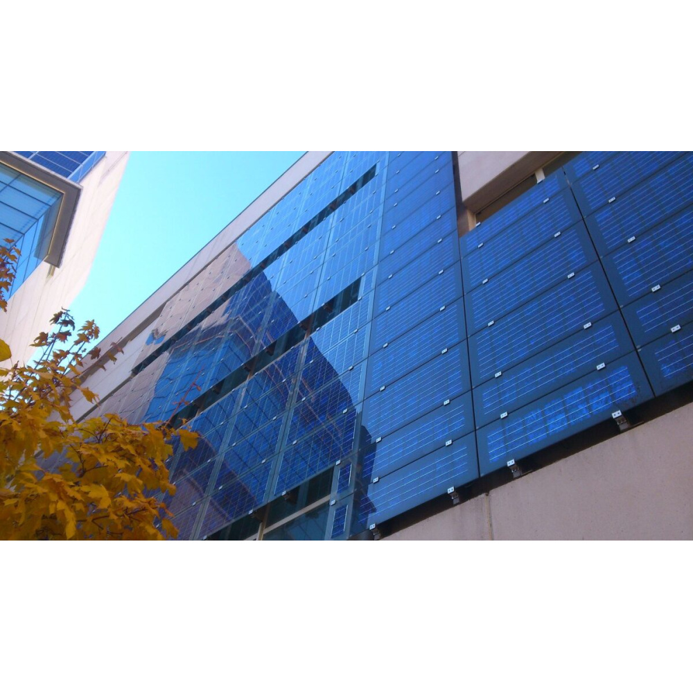 Building-integrated photovoltaic system integrating PCM on sides - Setpile