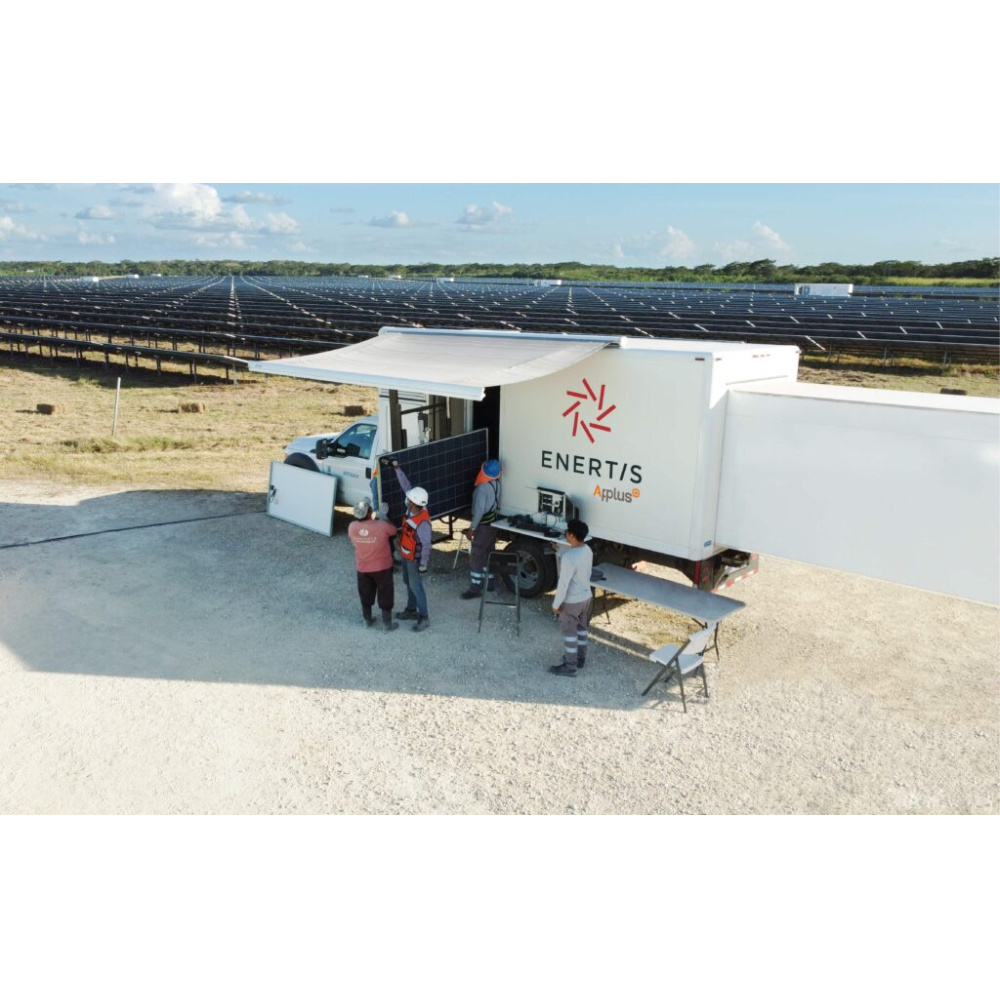 Lab on wheels for on-site solar module testing - Setpile