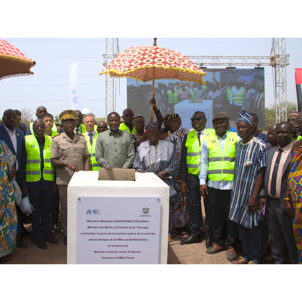 Amea Power starts building 50 MW of solar in the Ivory Coast - Setpile