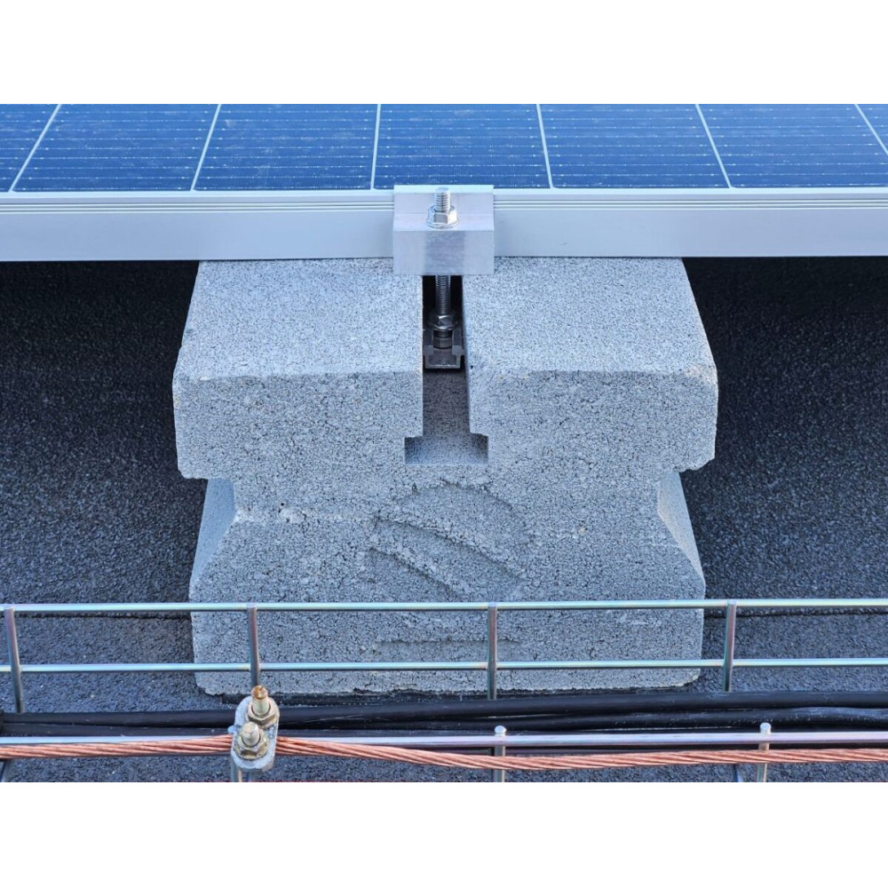 Alusín Solar launches concrete mounting system for flat rooftop PV ...