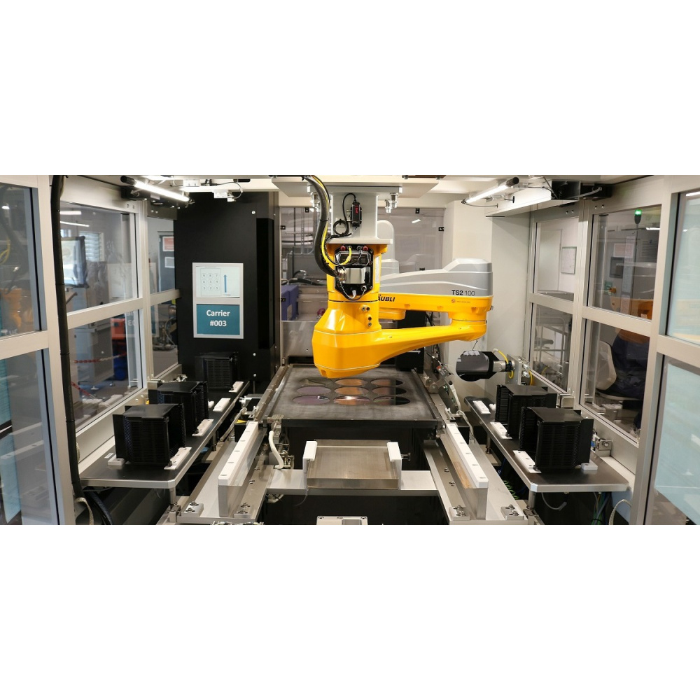 Vision-assisted robotics for space solar cell manufacturing - Setpile