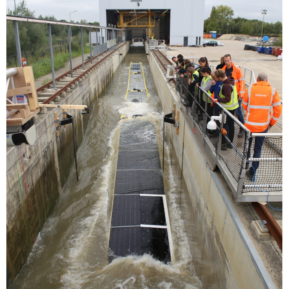 Offshore floating PV enduring world’s largest artificial waves - Setpile